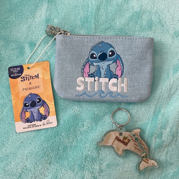 Primark | Bags | Stitch X Primark Blue Coin Purse And Hawaiian Dolphin ...